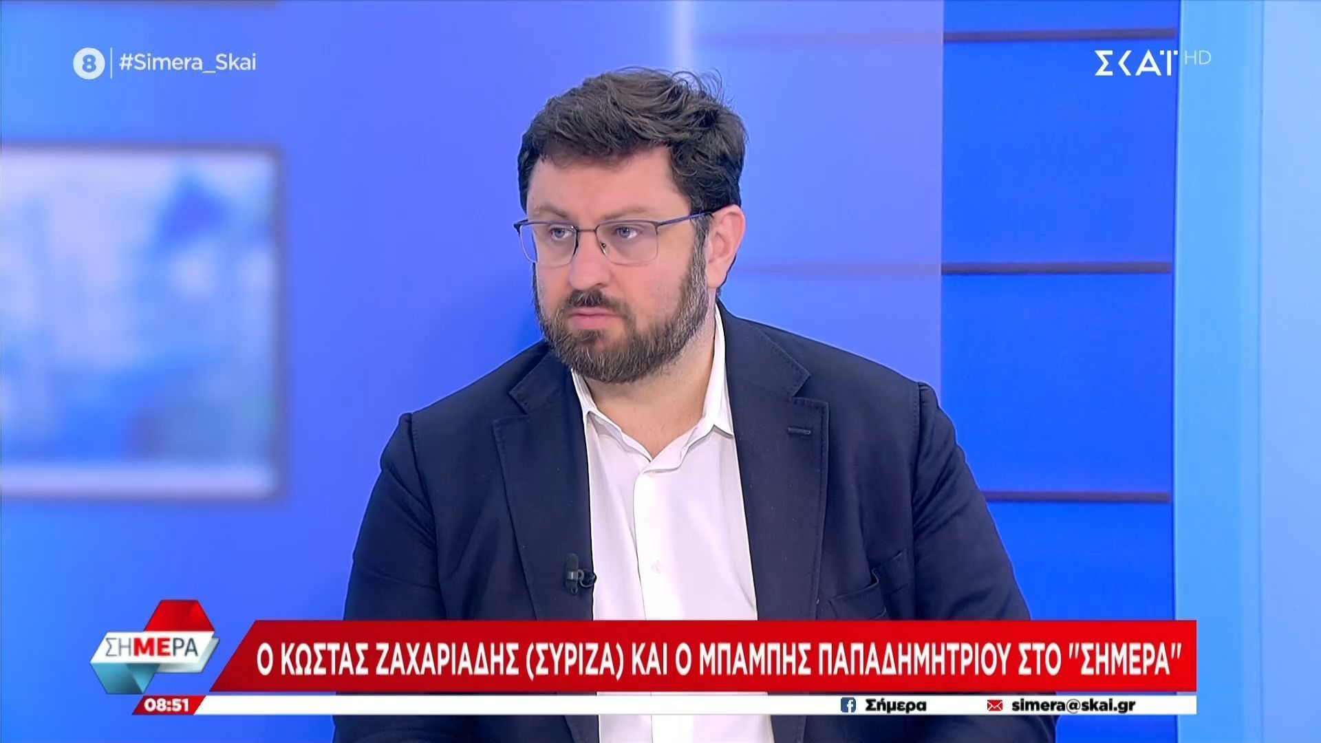 Κ. Ζαχαριάδης: Δεν είναι καλά τα πράγματα με τις δημοσκοπήσεις
