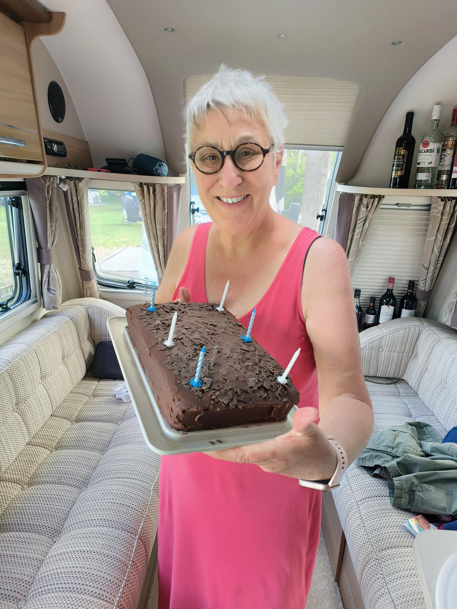 Karen Wright: First birthday cake bake in caravan oven