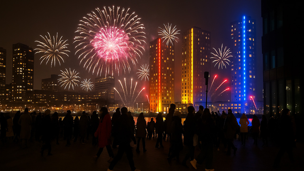 New Year 2025 Celebration in The Netherlands – Rotterdam Fireworks ...