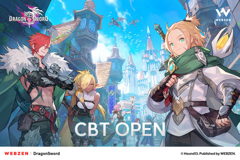 웹젠, 국산 오픈월드 액션 RPG ‘드래곤소드’ CBT 시작
