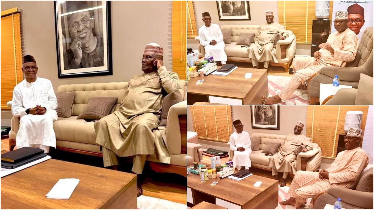 PHOTOS: Atiku, El-Rufai meet as plot to unseat Tinubu in 2027 intensifies