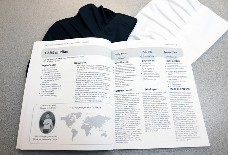 North Middle School students submit family recipes for multicultural ...