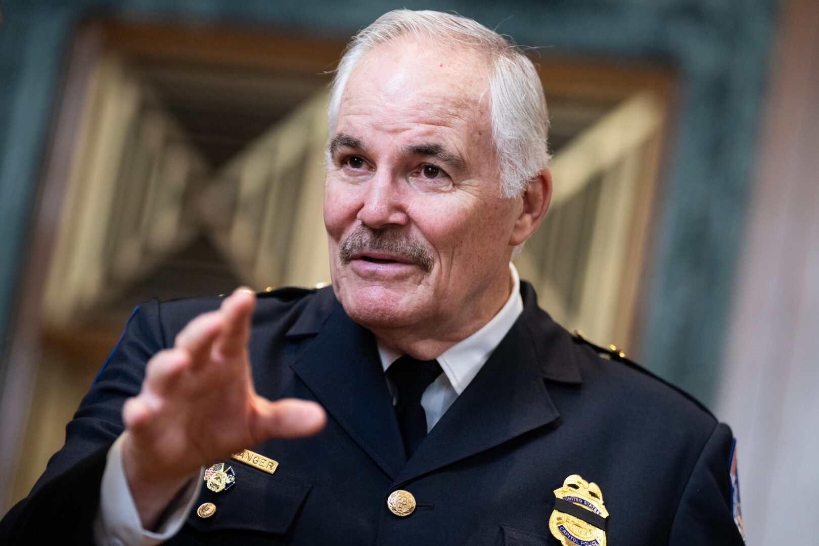 He took over a Capitol Police force reeling from Jan. 6. Now Chief ...