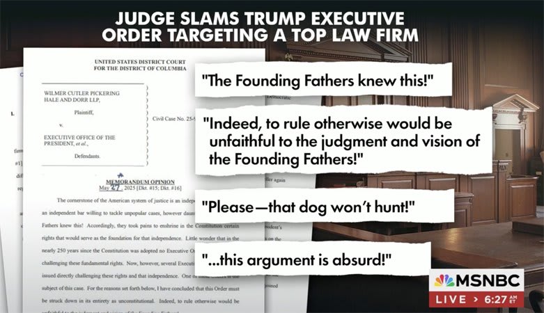 MSNBC host flags a telling detail in judge's 'absurd' Trump smack down ...