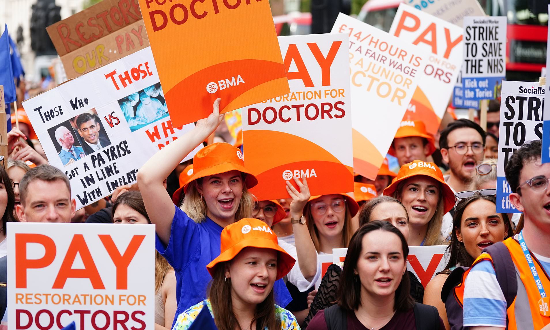 Public is fed up of striking medics and support for a future walk out ...