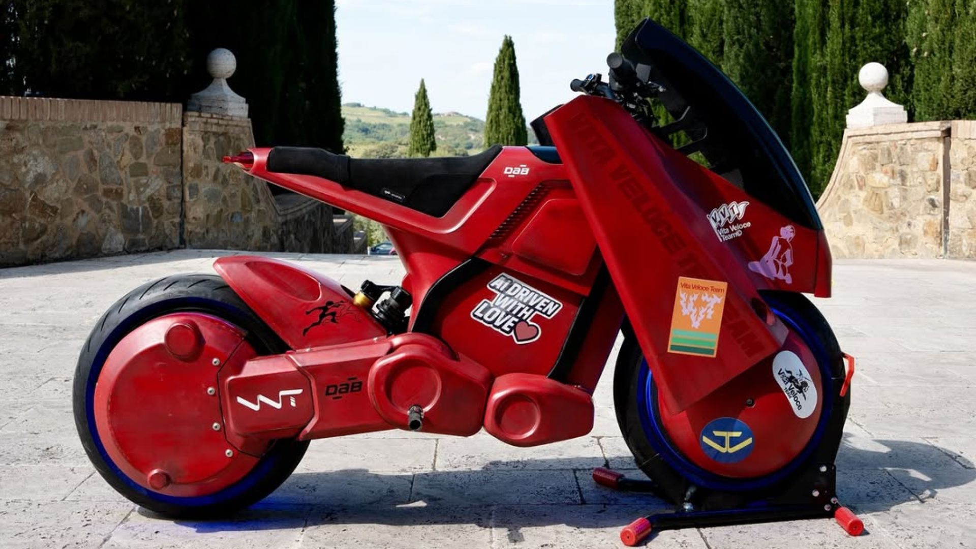 Photos: Anime-inspired electric motorcycle features 3D printed body and ...