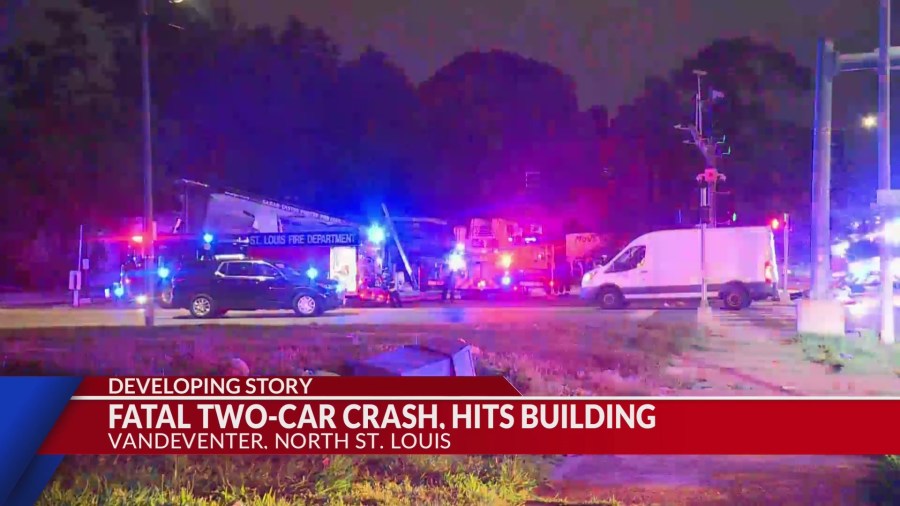 1 Dead 1 Injured After Overnight Crash Strikes Building In North St Louis