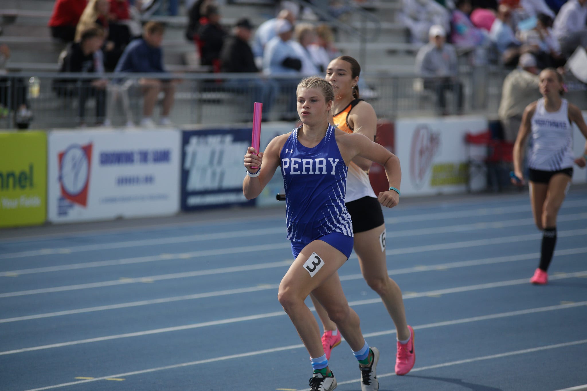Perry girls distance medley relay refreshes school record, Owen Myers ...