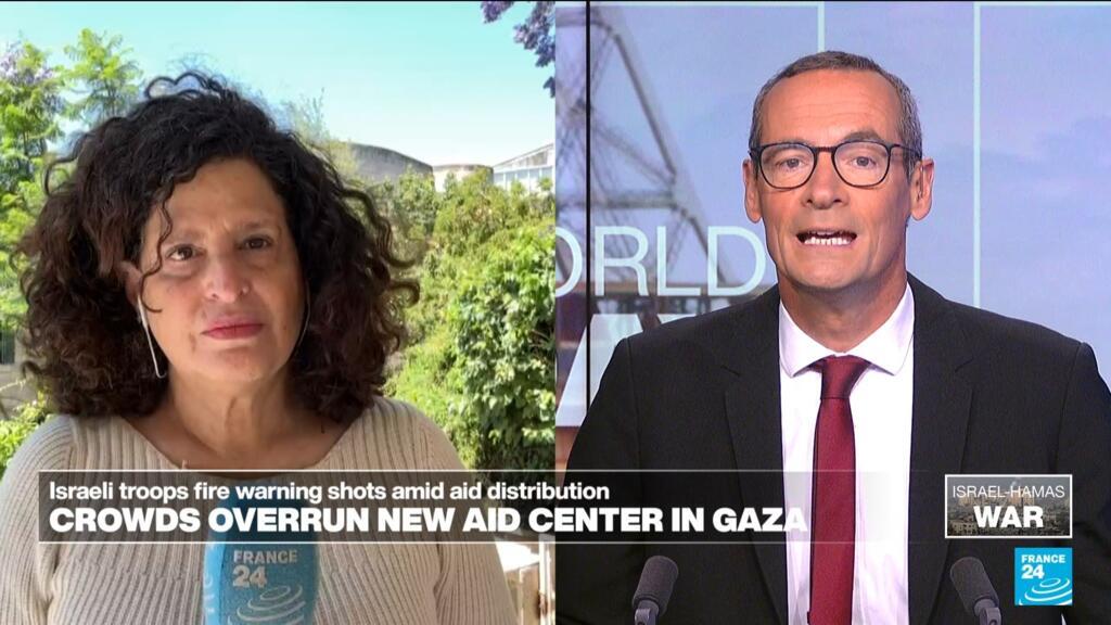 Chaos erupts as thousands rush into Gaza's new US-backed aid centre