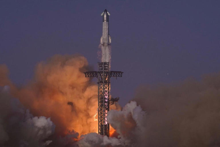 Elon Musk's SpaceX Starship rocket tumbles out of control and tears apart