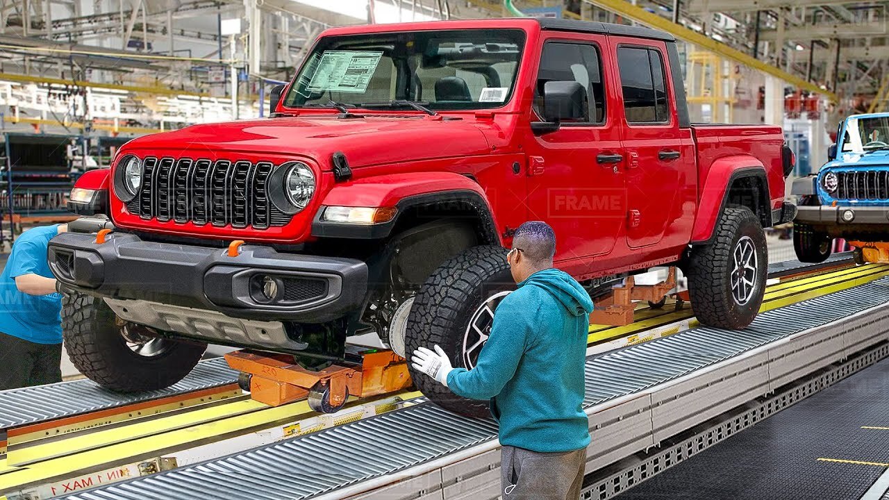 Inside US Best Mega Factory Producing the Massive Jeep Gladiator ...