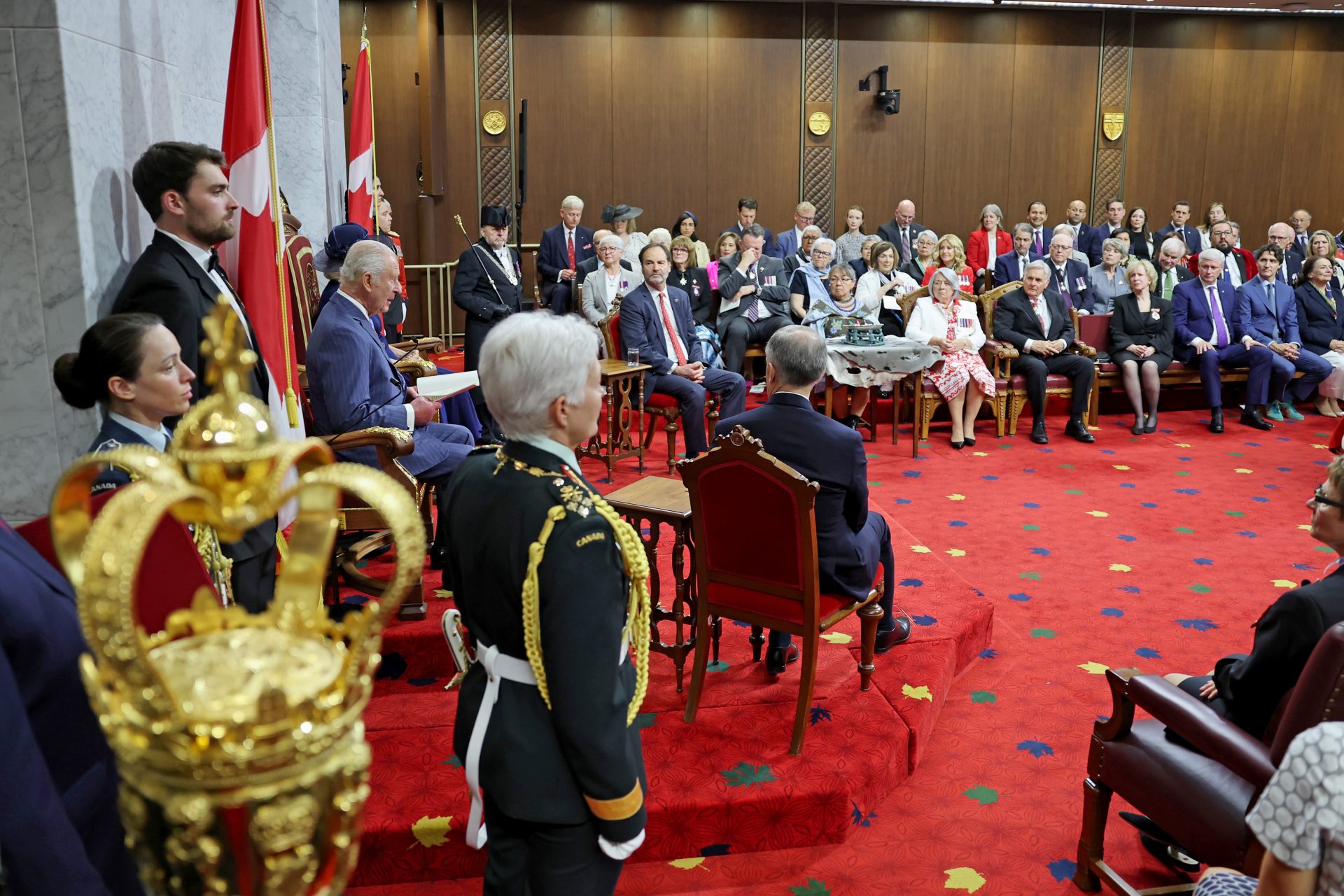 Trudeau's sneakers stole the show at the King's speech