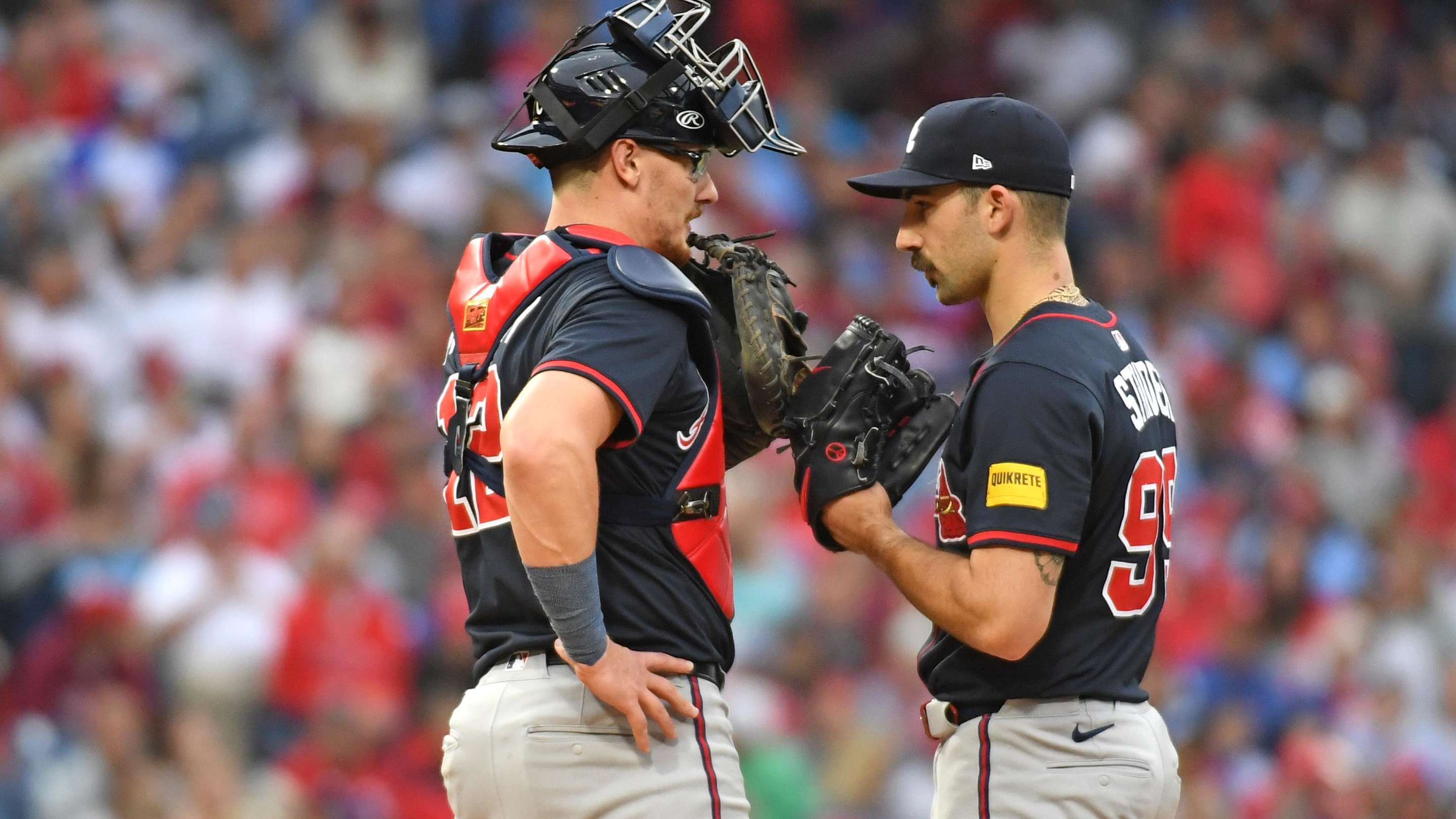Phillies fans berate Braves pitcher Spencer Strider after hurting Bryce ...