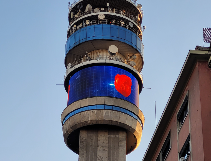 Torre Entel, ícono chileno y global: estrena pantalla a mayor altura ...