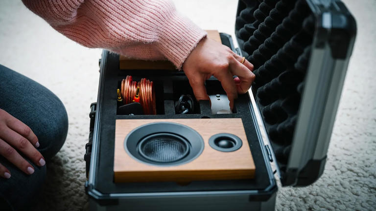 Pro-Ject's Travel Set is a stereo system in a suitcase