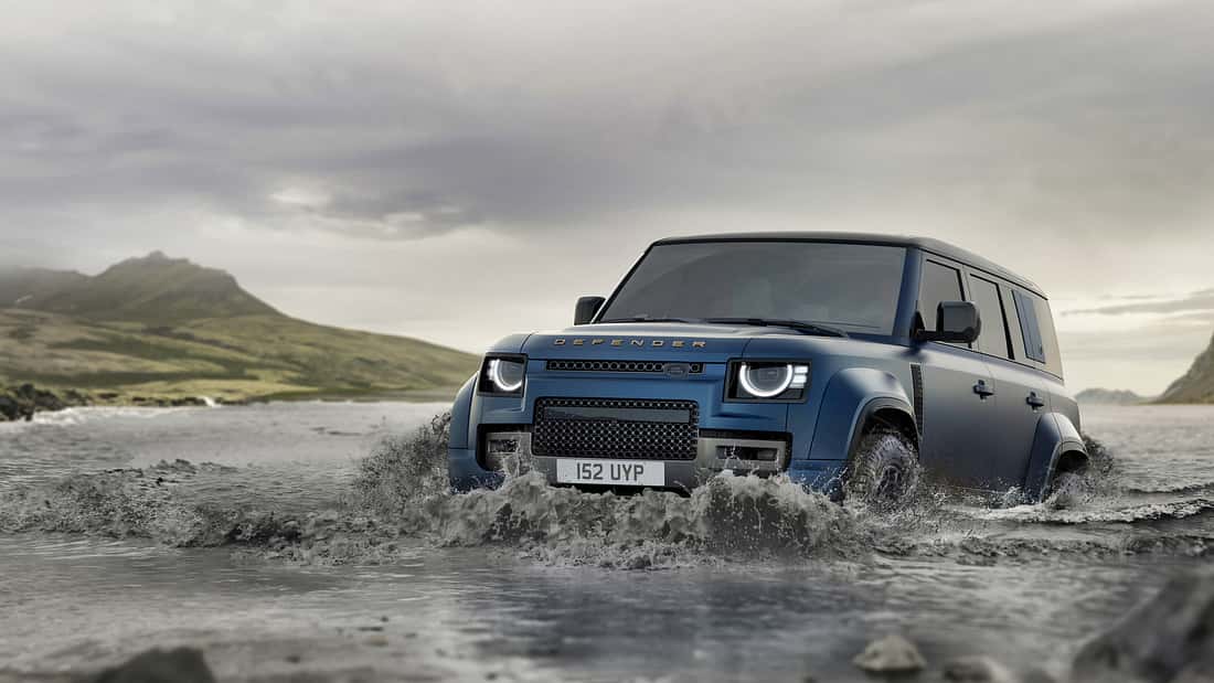 Land Rover Defender Facelift Modelljahr 2026: Neue Optik und neue ...