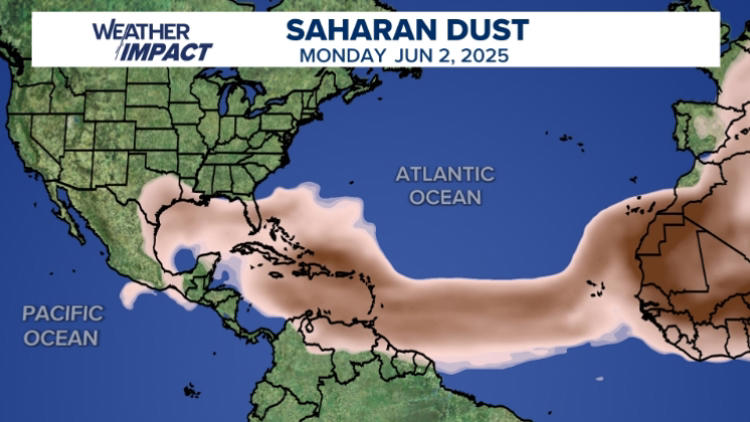 Dust in the wind: Bits of Saharan sand are headed toward the Tennessee ...