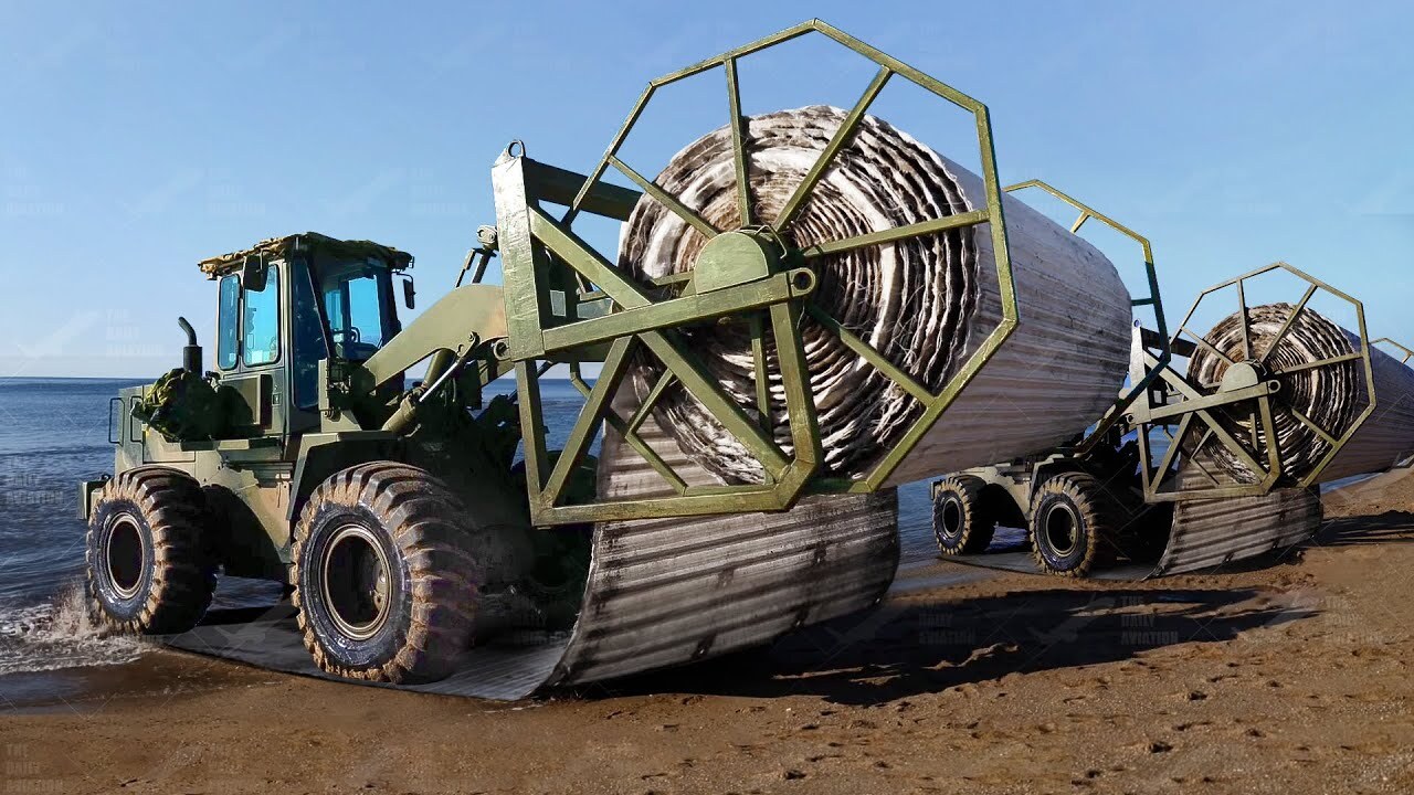 New special techniques being tested by US forces for rapid beach crossings