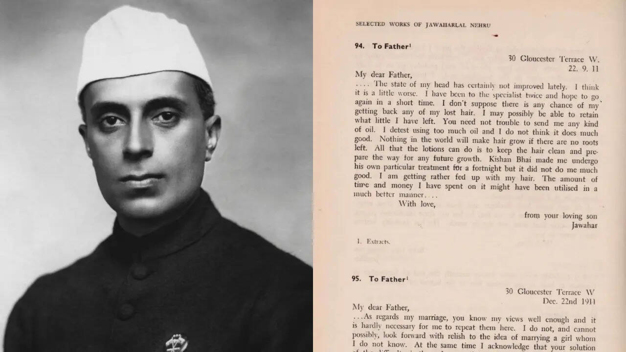 The 1911 Jawaharlal Nehru Letter to His Father on Hairloss as a 21-Year-Old