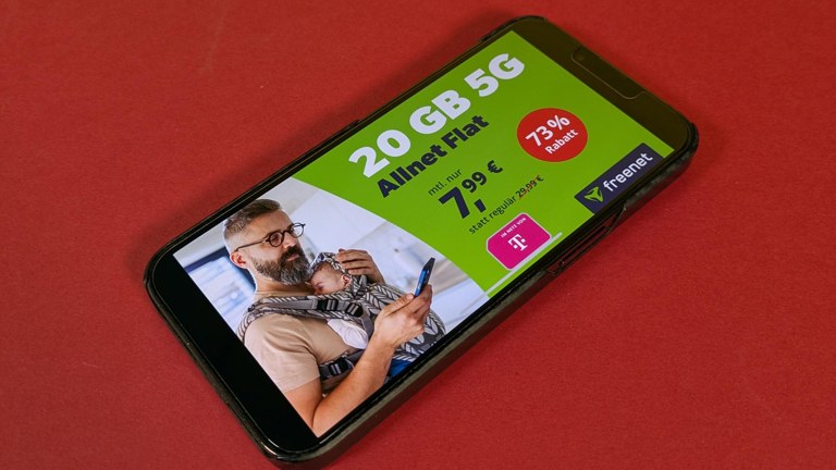 Freenet-Tarif: 20 GB 5G im Telekom-Netz für nur 7,99 Euro im Monat