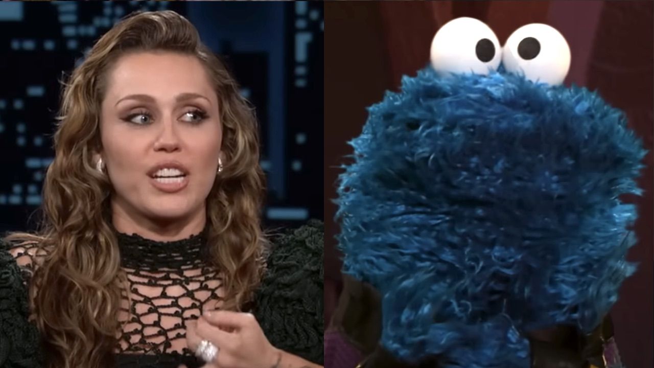 Miley Cyrus’ Furry Blue Chaps Are Giving Cookie Monster (And I Think It ...