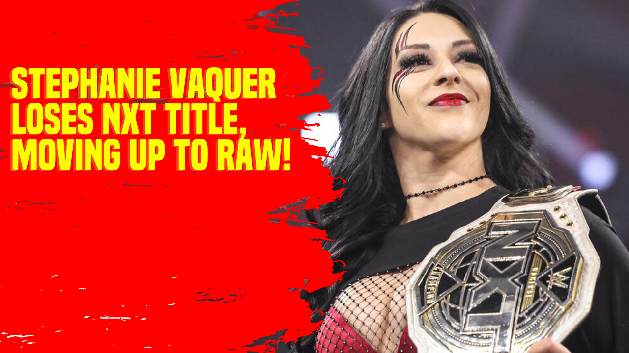 Stephanie Vaquer Loses NXT Title, Moving Up to Raw! #StephanieVaquer # ...
