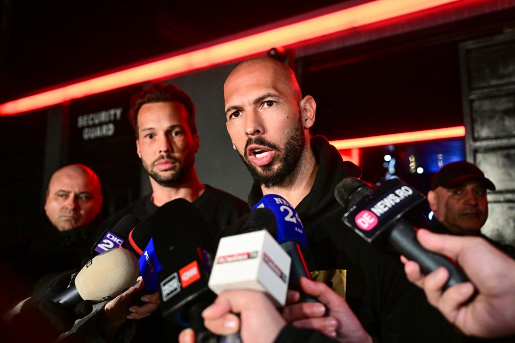 Brothers Andrew and Tristan Tate Charged With Rape, Human Trafficking ...