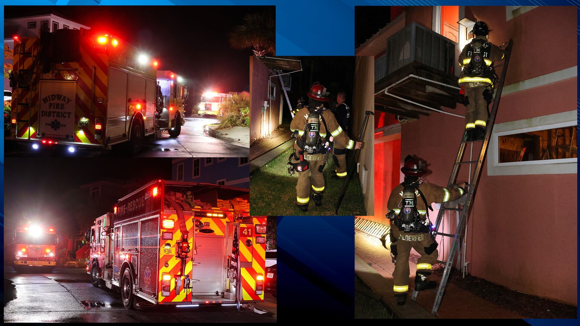 No injuries reported after lightning sparks 3 house fires in Navarre Beach