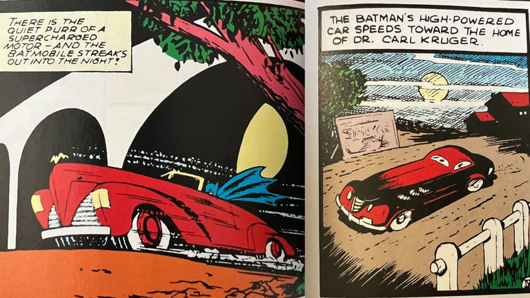 Comic Book Car: The First Batmobile