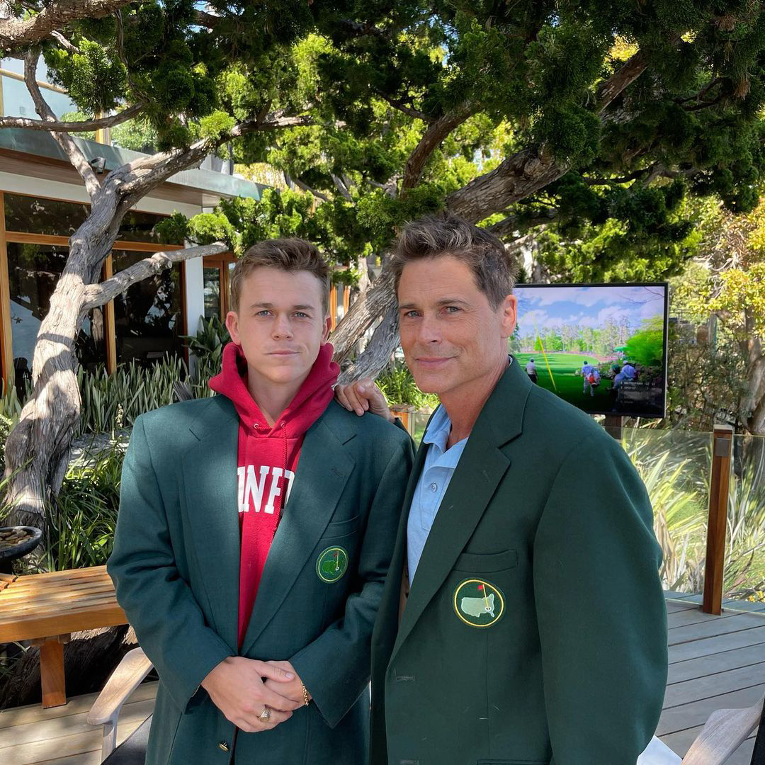 Rob Lowe, 61, and son John, 29, show off matching muscles in shirtless ...