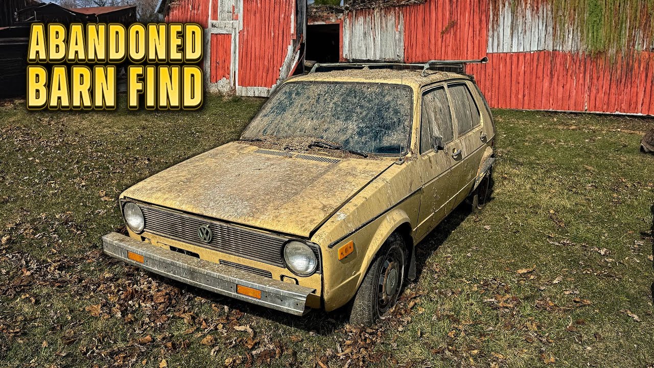 VW Rabbit Found After 28 Years Gets First Deep Clean