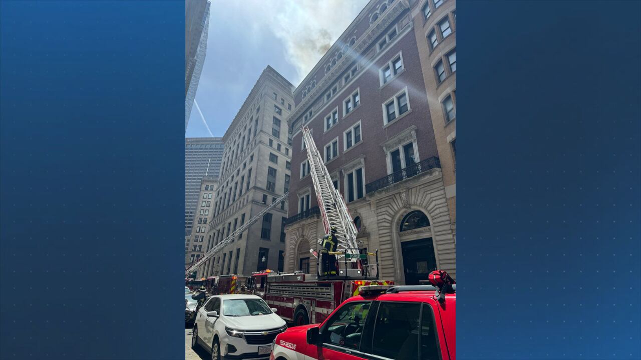 Smoke fills sky over downtown Boston as firefighters battle blaze at ...