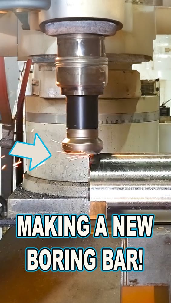 Making a BIG Boring Bar | Shop Made-Tools🦾