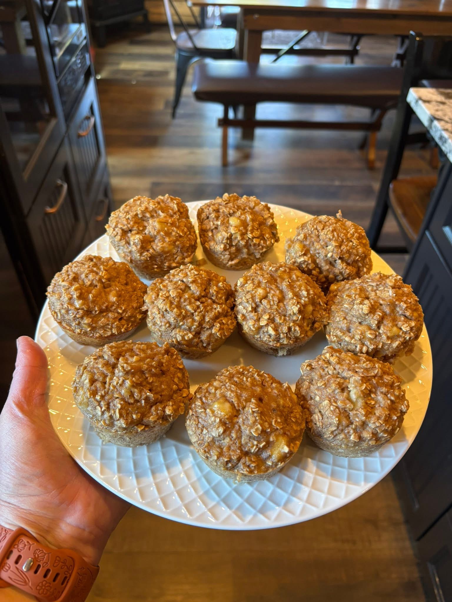 peanut butter banana muffins