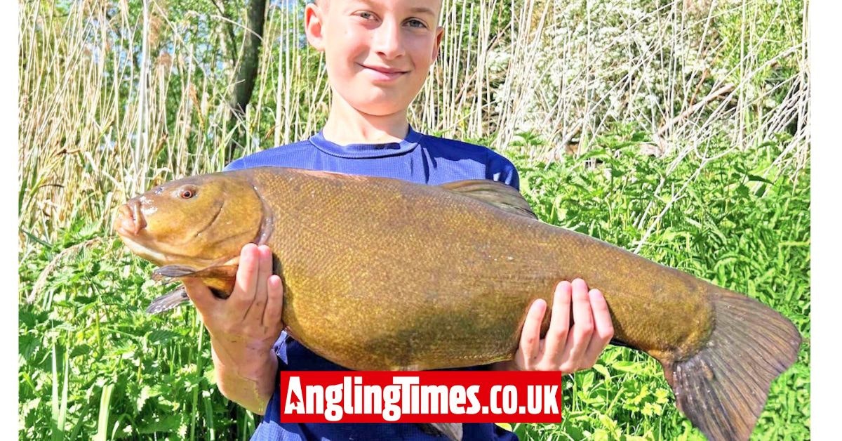 Young anglers on fire for big tench