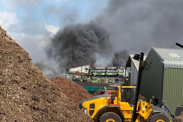 Fire crews battling blaze at commercial property near Penrith