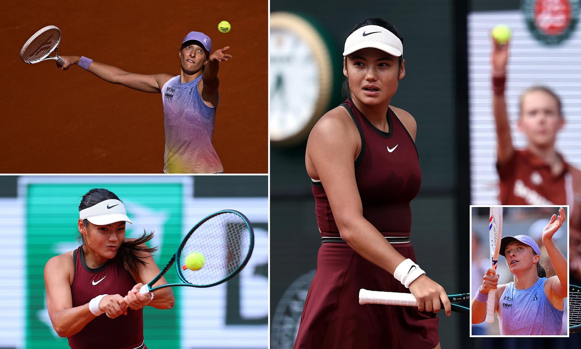 Emma Raducanu is thrashed by Iga Swiatek AGAIN - as British No 2 wins ...