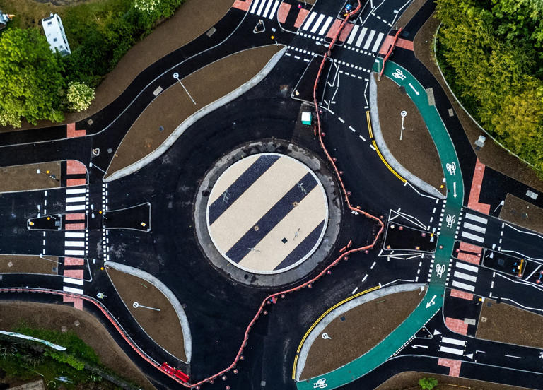 Dutch-style roundabout to keep cyclists safer has three-minute video to ...
