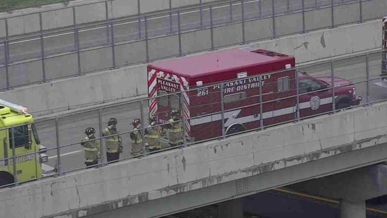 First responders line roads as body of killed deputy returned to Morrow ...