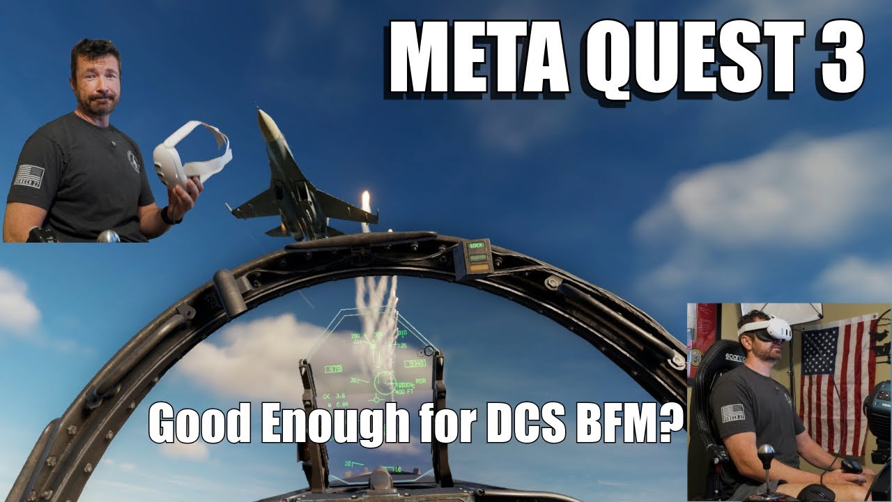 Dogfighting in the Hornet Over Afghanistan Using the Meta Quest 3 Headset