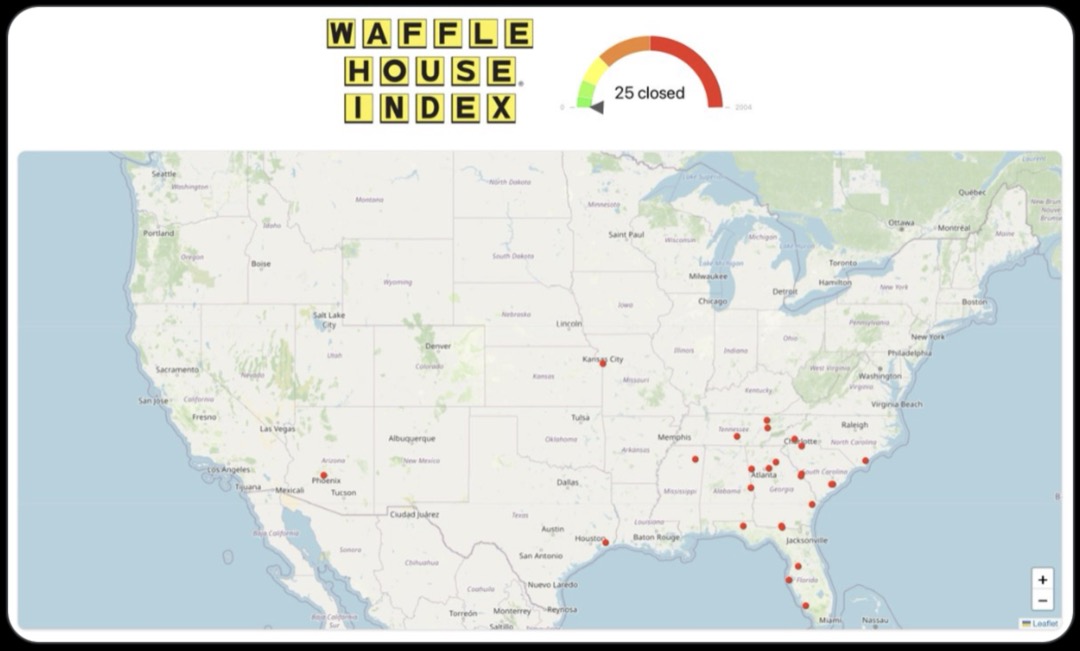Man creates unauthorized Waffle House disaster map, gets served legal ...