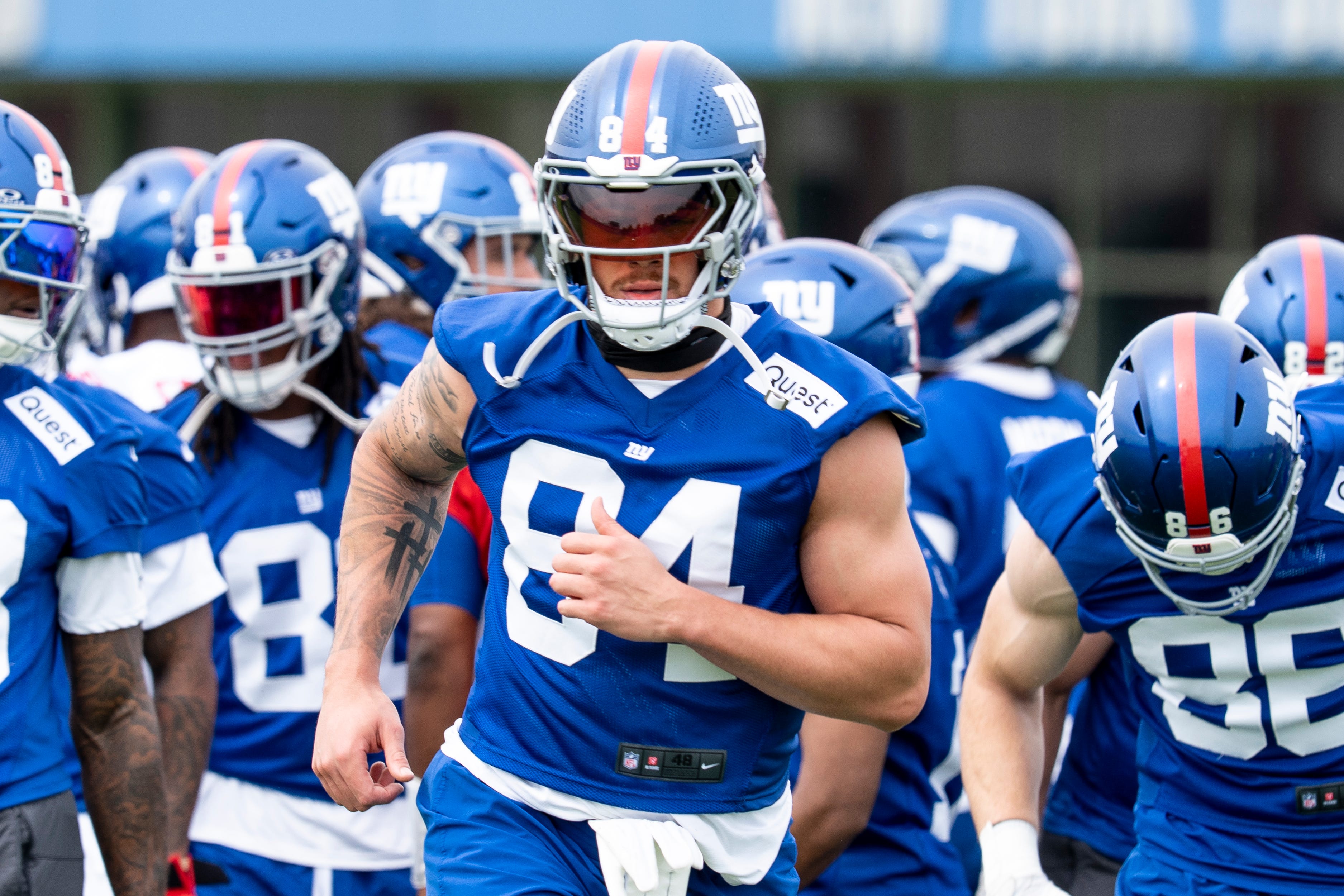How Theo Johnson is embracing his legacy as an NFL tight end and his ...