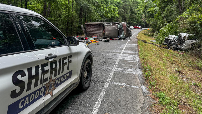 2 people left in life-threatening condition after collision at Caddo ...