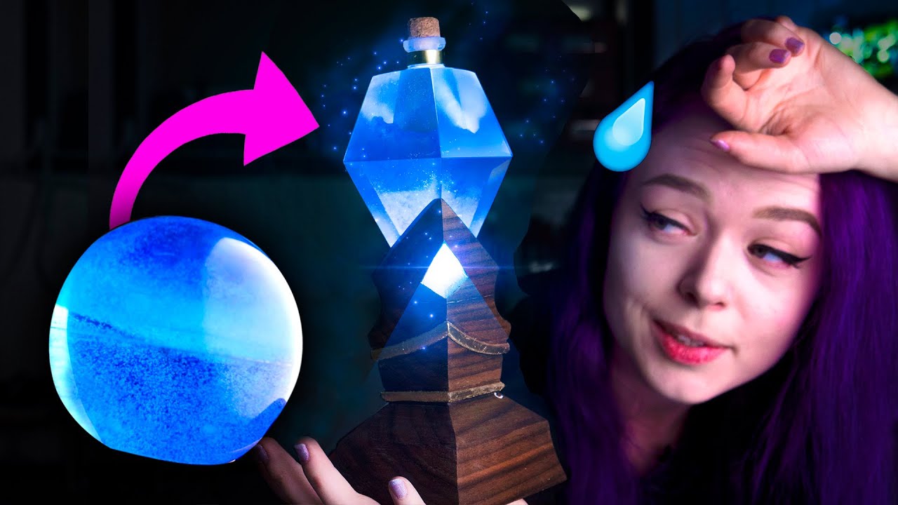 Crafting a mystical epoxy resin potion