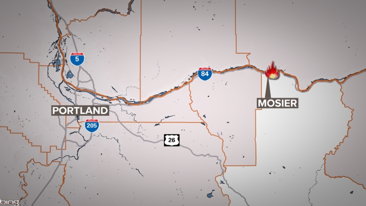 Fire near Mosier in mop-up, though evacuations remain in place