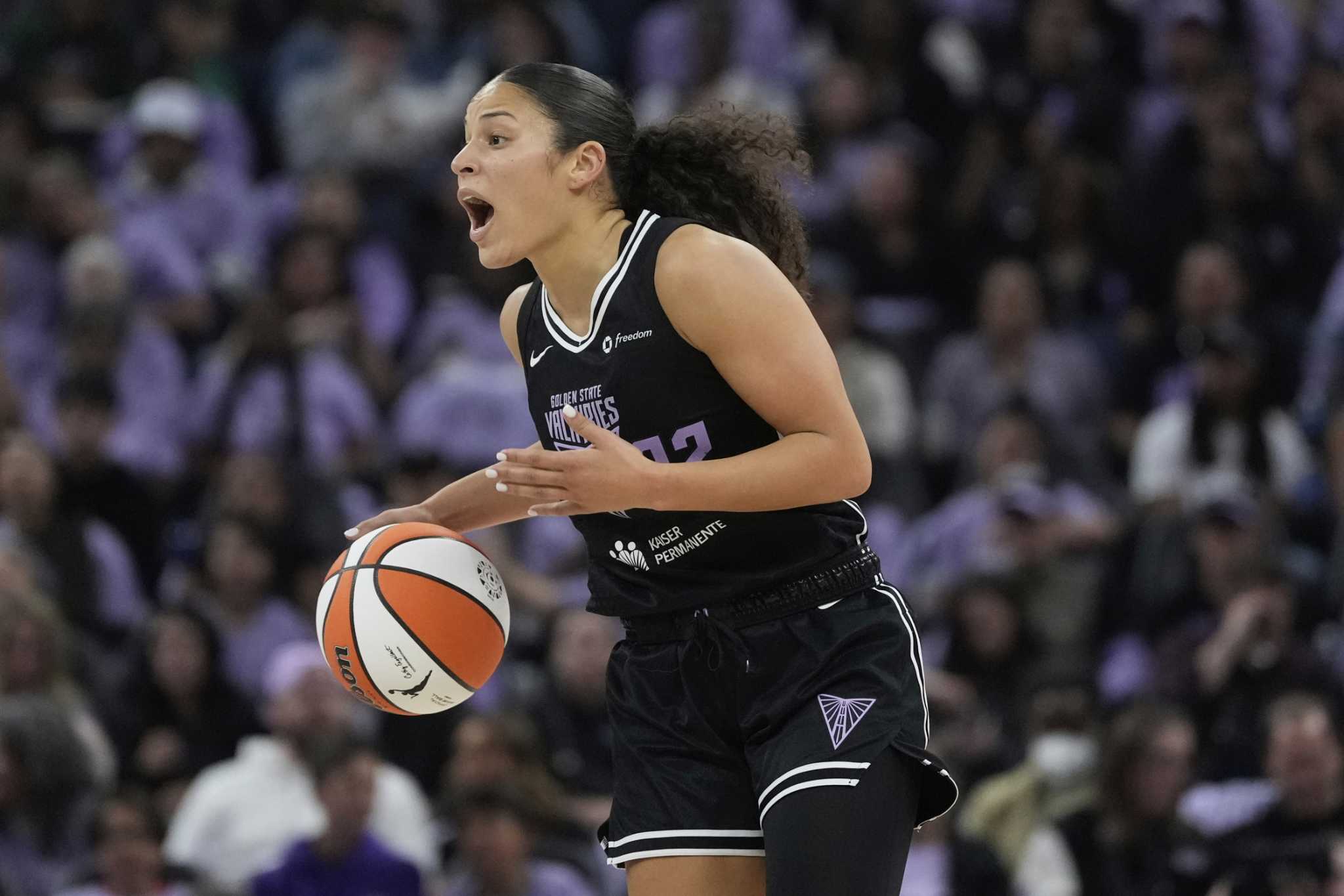 Veronica Burton brings balance, leadership to Valkyries with two-way play