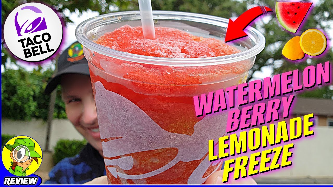 Taco Bell® Watermelon Berry Lemonade Freeze Review
