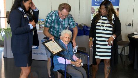 102-year-old Laurel woman recognized with ‘Age of Excellence-Champion ...