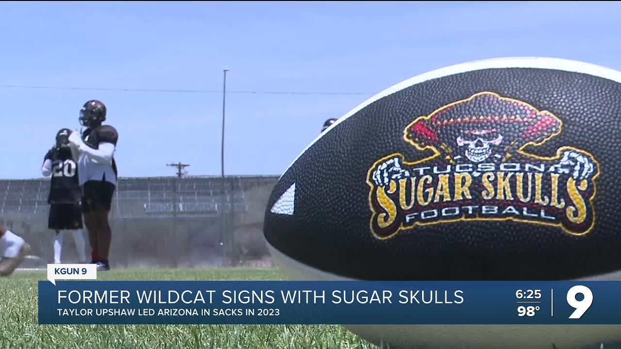 Former Arizona defensive lineman signs with the Tucson Sugar Skulls