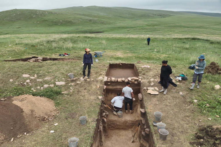 Before the Great Wall, Chinese rulers built a shallow ditch